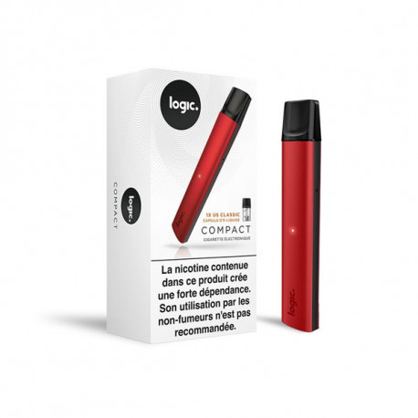 E-cigarette Logic Compact rouge
