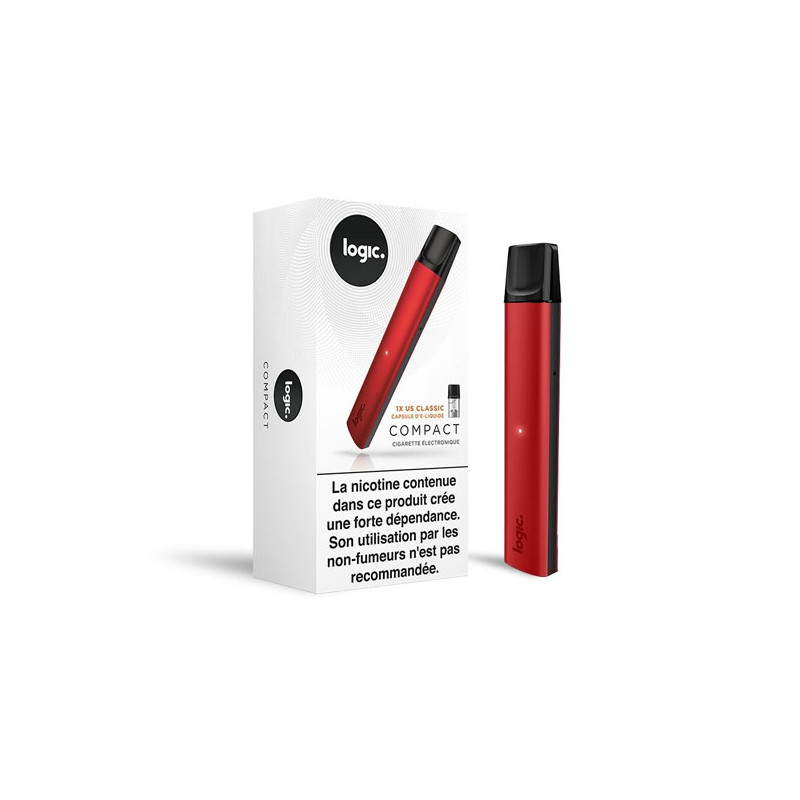 E-cigarette Logic Compact rouge